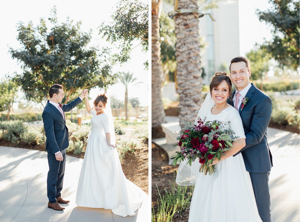 Genevieve + Zach // Gilbert Temple Wedding | Shelby Lea Photography