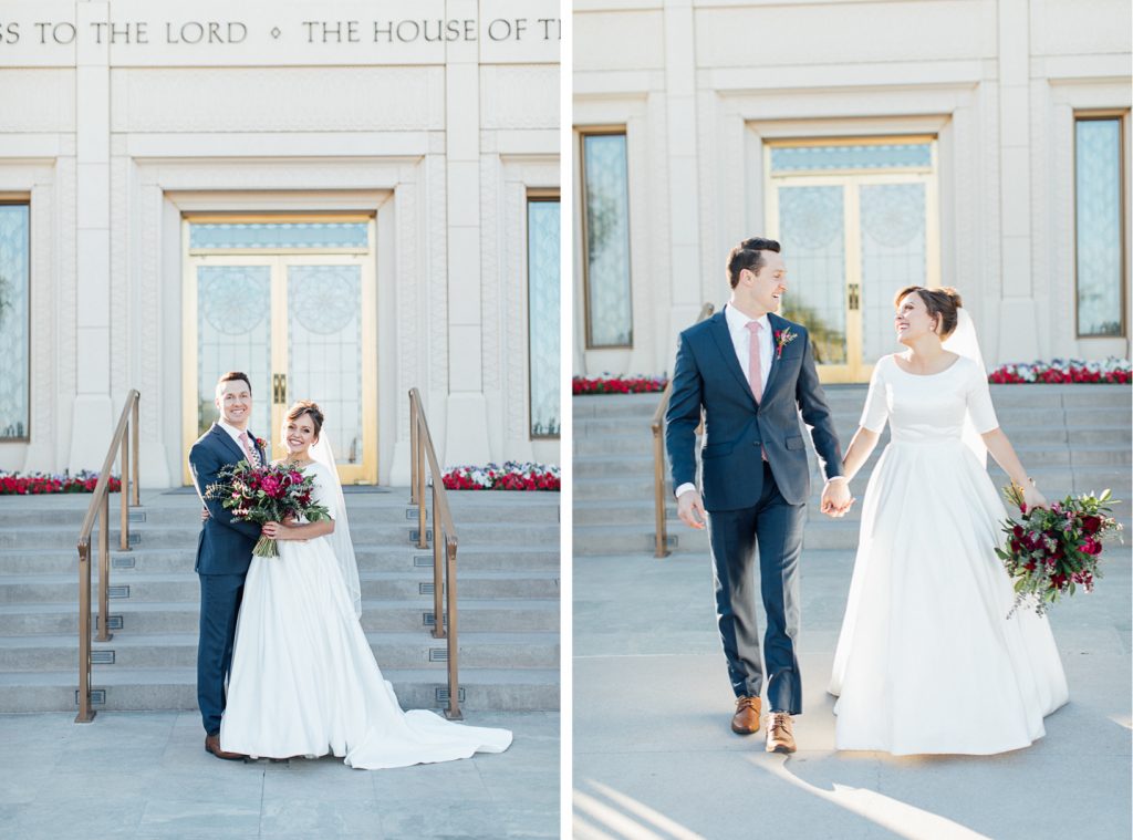 Genevieve + Zach // Gilbert Temple Wedding | Shelby Lea Photography