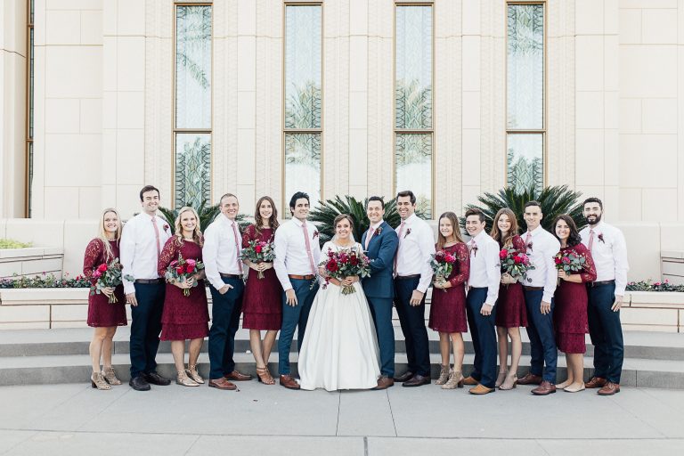 Genevieve + Zach // Gilbert Temple Wedding | Shelby Lea Photography