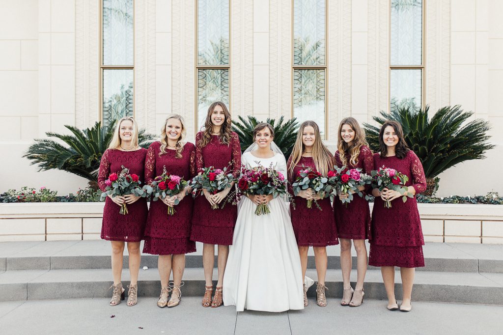 Genevieve + Zach // Gilbert Temple Wedding | Shelby Lea Photography