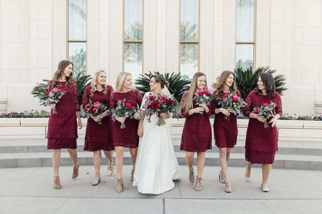Genevieve + Zach // Gilbert Temple Wedding | Shelby Lea Photography